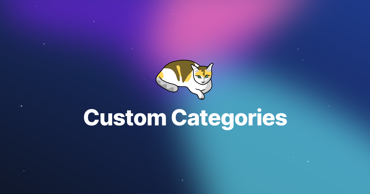 Custom Categories | Gato GraphQL for WordPress