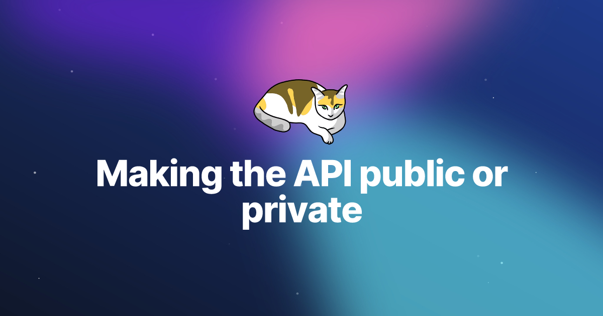 Making the API public or private | Gato GraphQL for WordPress