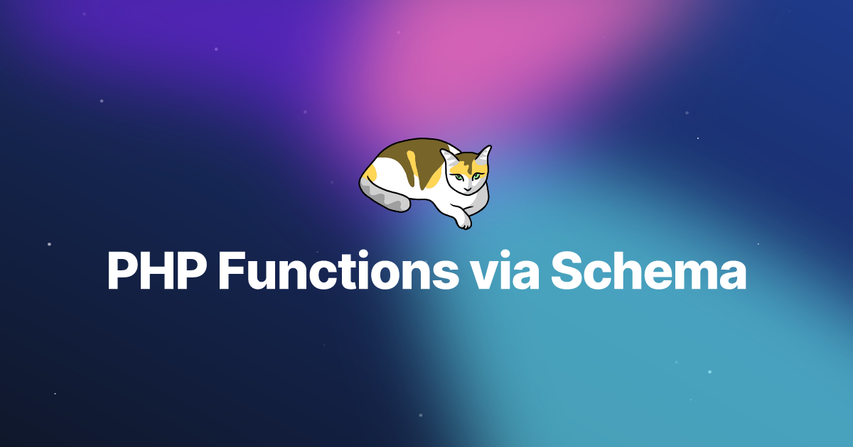 Php Functions Via Schema Gato Graphql For Wordpress 2663