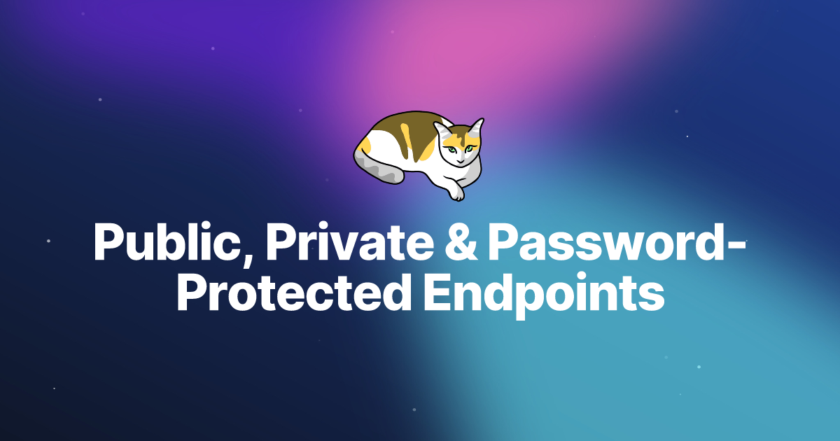 Public, Private & Password-Protected Endpoints | Gato GraphQL for WordPress